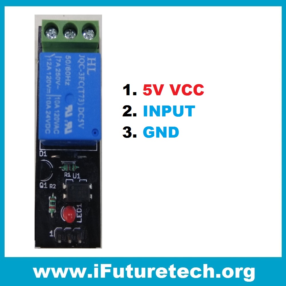 5V SINGLE CHANNEL RELAY MODULE | | iFuture Technology 5V SINGLE CHANNEL RELAY MODULE | | iFuture Technology