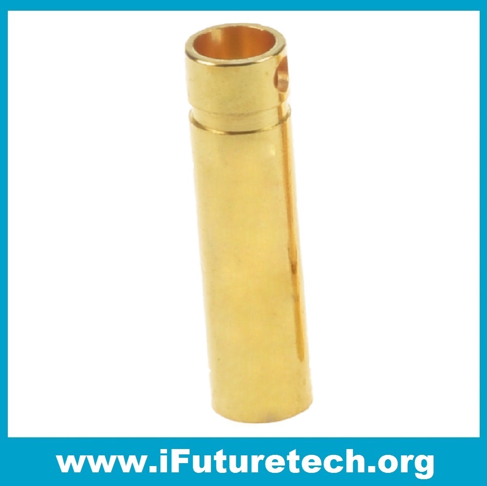 Buy 2mm GOLD BULLET CONNECTOR-FEMALE | iFuture Technology