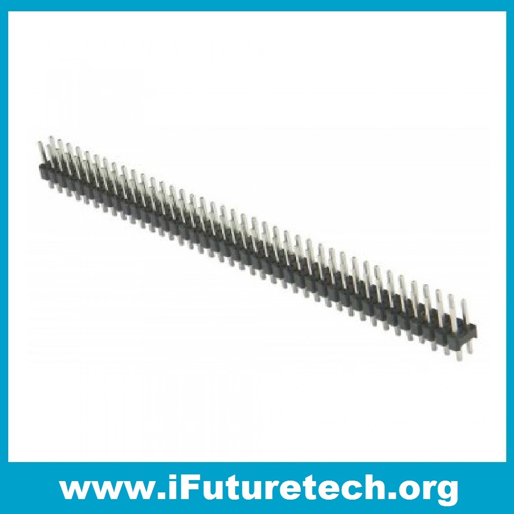 2X40 BERG STRIP MALE PIN HEADER - 2.54MM - iFuture Technology