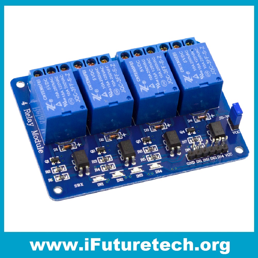 4 CHANNEL RELAY CONTROL BOARD - iFuture Technology