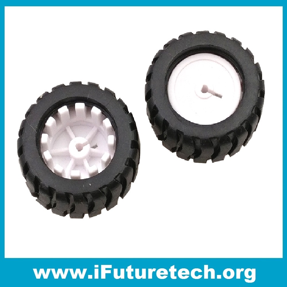 D-AXIS RUBBER WHEEL FOR N20 DC GEARED MOTOR - iFuture Technology