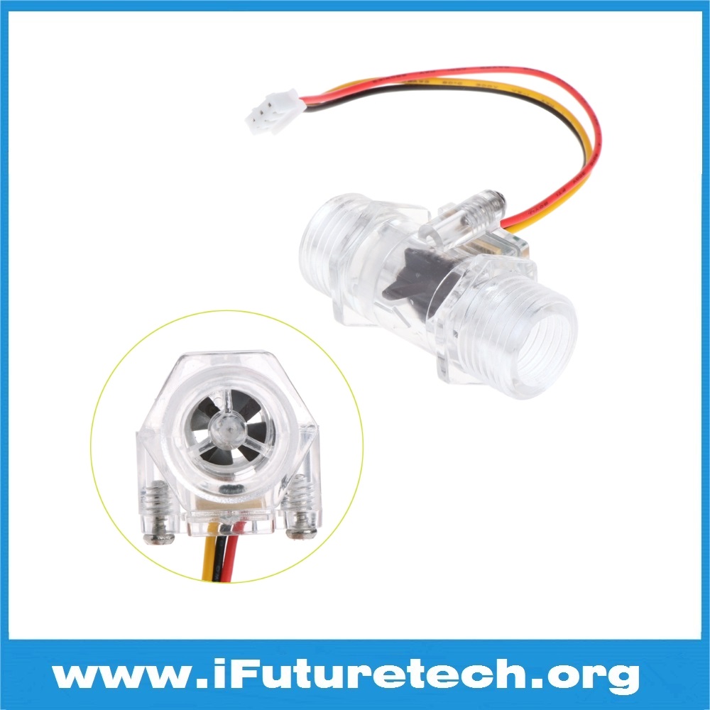 DN15 TRANSPARENT WATER FLOW METER SENSOR - iFuture Technology