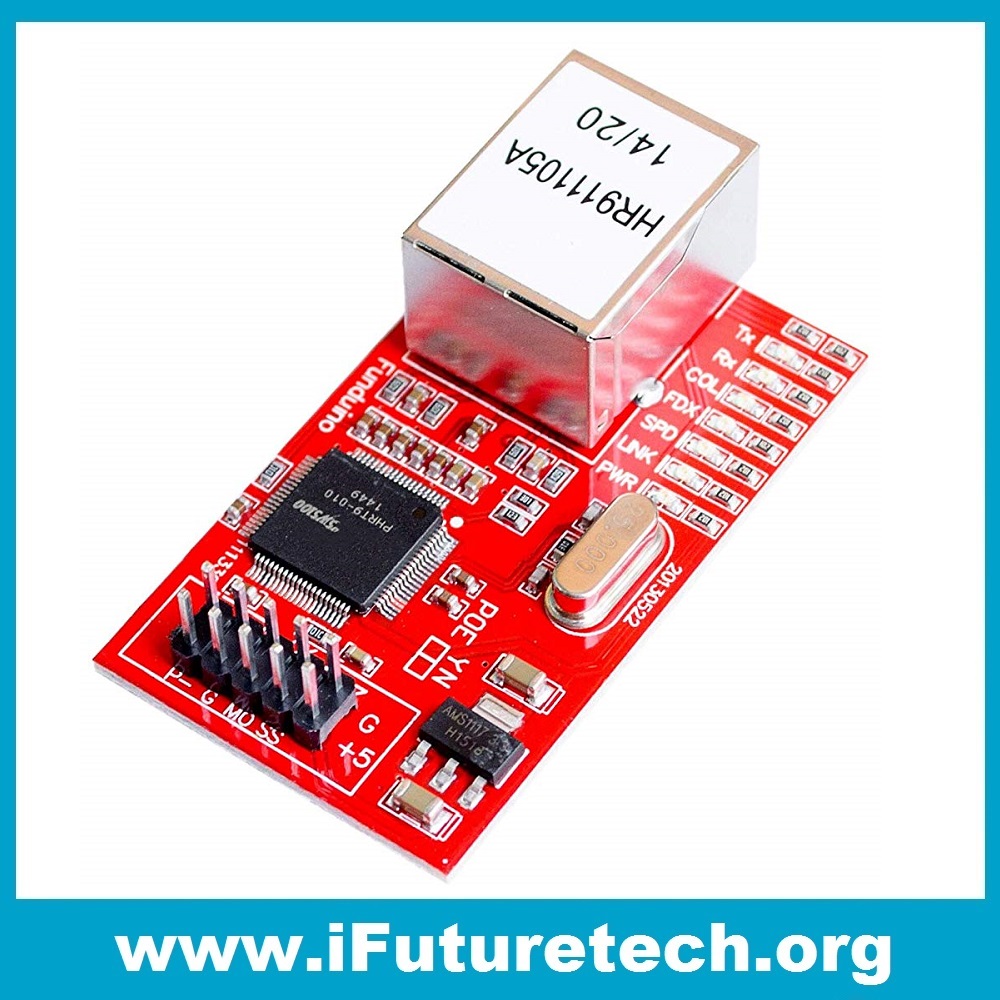 Buy MINI W5100 LAN ETHERNET SHIELD | iFuture Technology