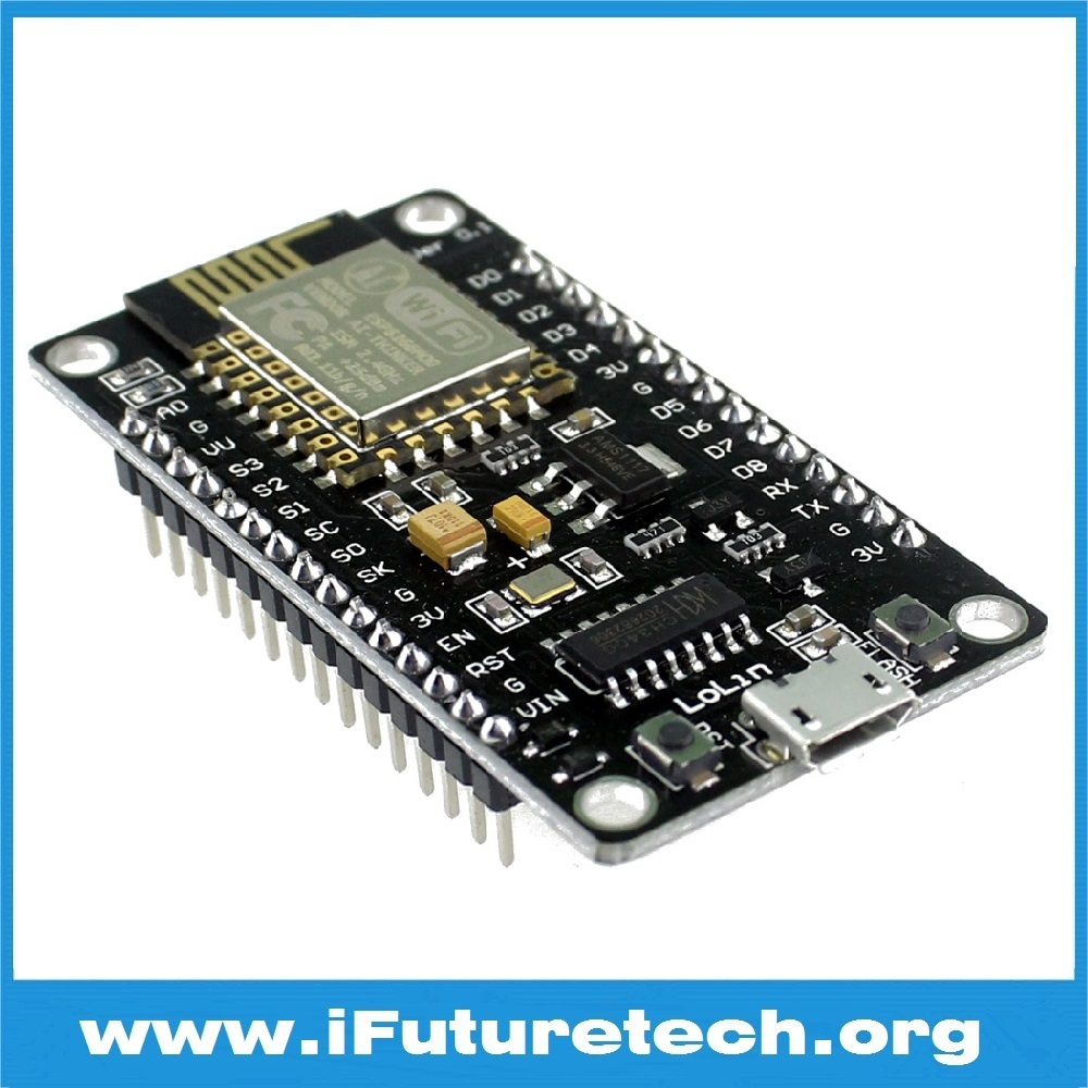 NODEMCU ESP8266 CH340G WIFI DEVELOPMENT BOARD - iFuture Technology