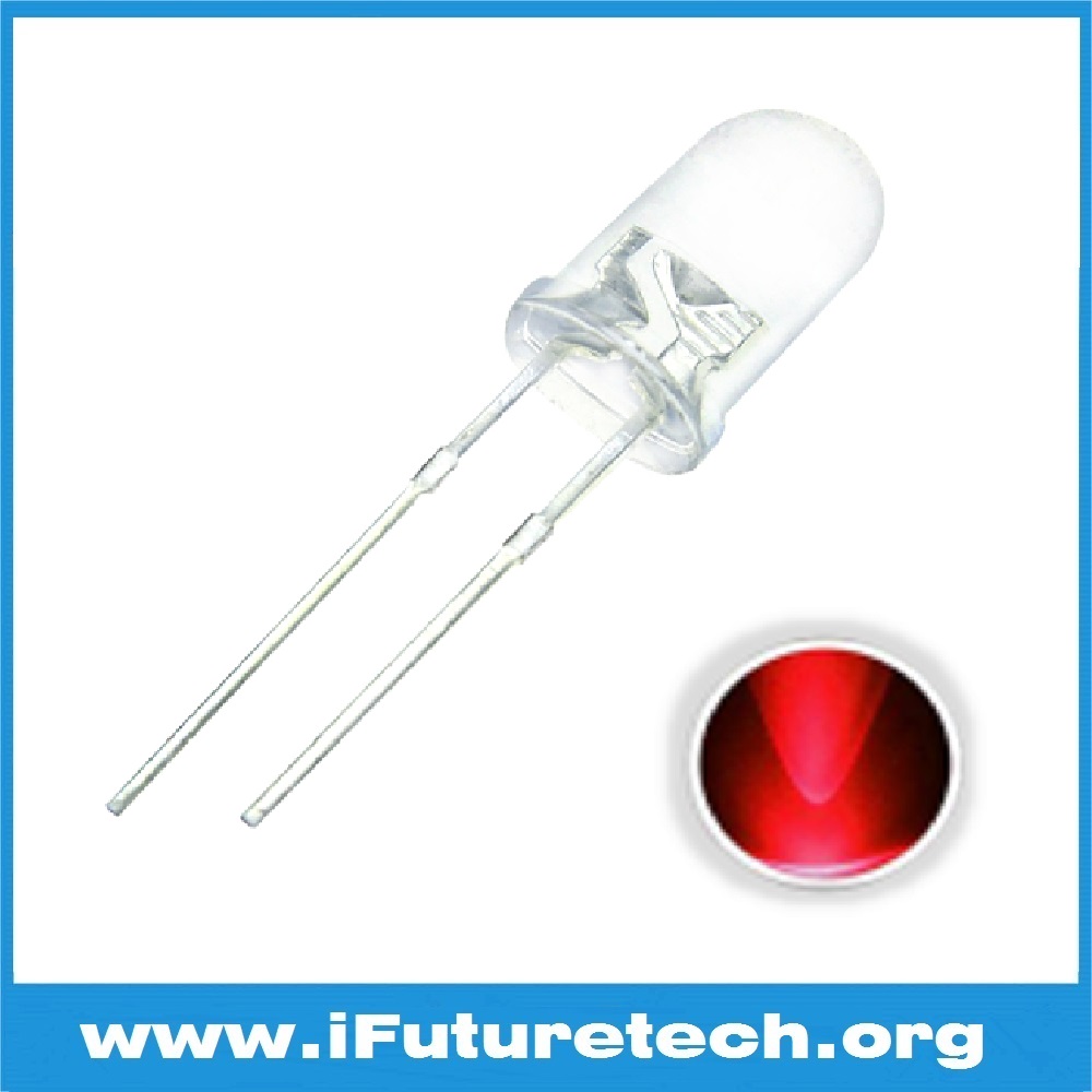 RED TRANSPARENT LED 3mm - iFuture Technology
