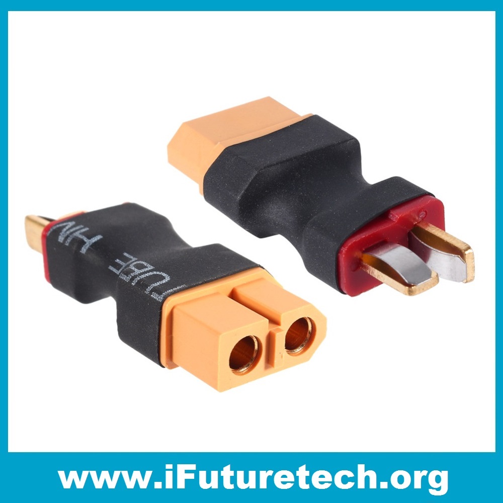 Buy XT60 FEMALE TO MALE T CONNECTORS ADAPTERS | iFuture Technology