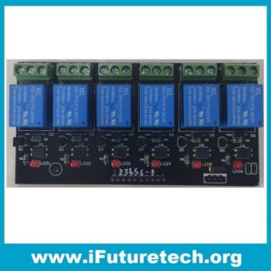 12V 6-CHANNEL RELAY CONTROL BOARD - iFuture Technology