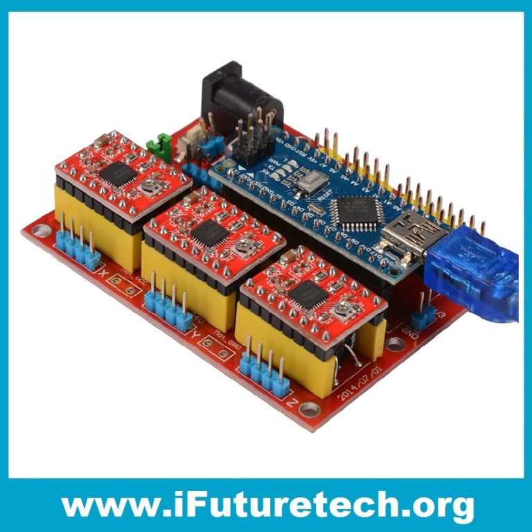 3D PRINTER CNC SHIELD WITH ARDUINO AND DRIVER - iFuture Technology