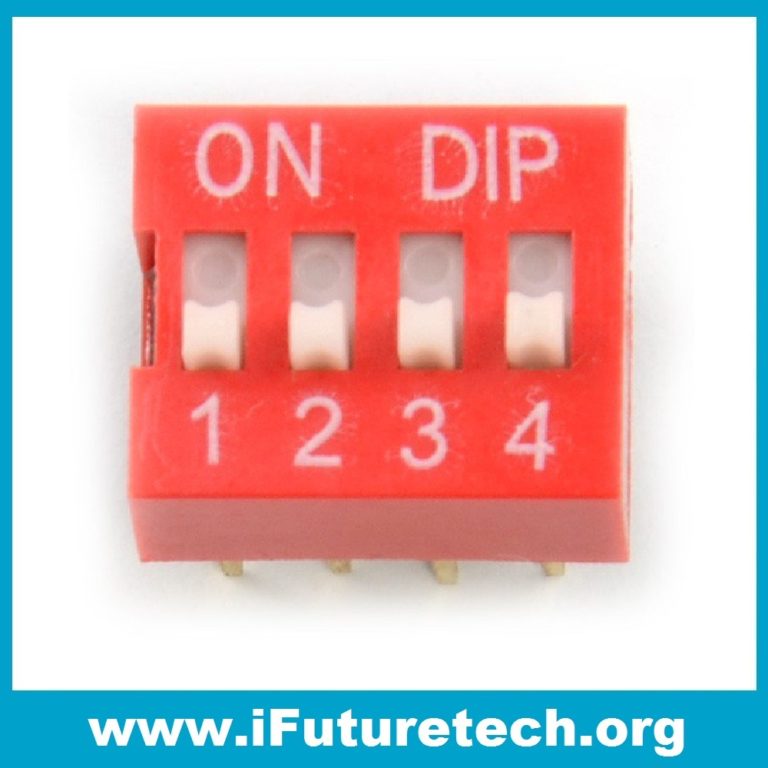 DIP SWITCH - 4 POSITIONS - iFuture Technology