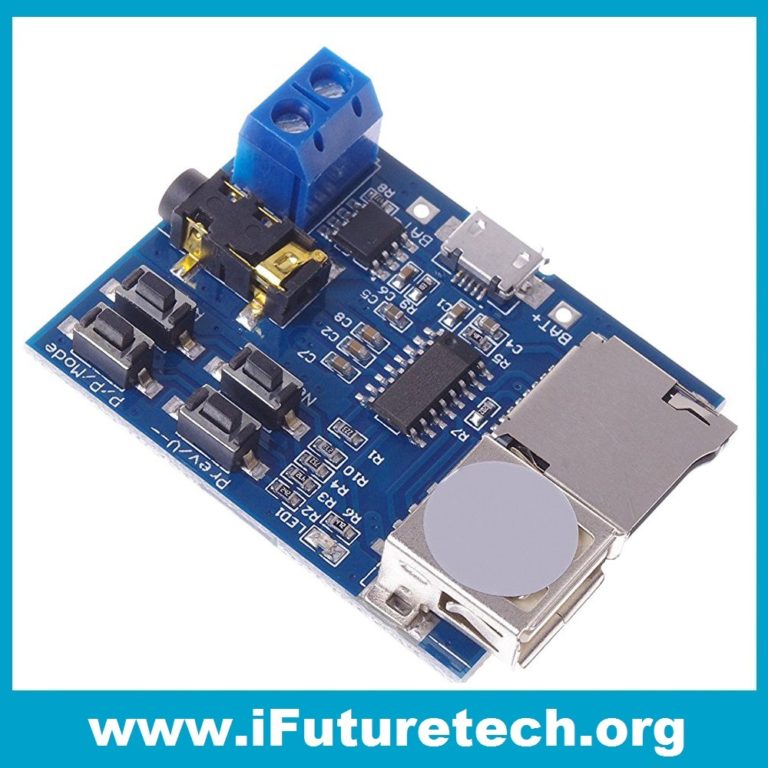 YX6300 UART TTL Serial MP3 Music Player Module - iFuture Technology