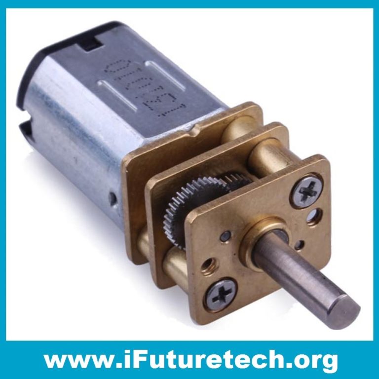 N20 12V 100 RPM MICRO METAL GEAR MOTOR - iFuture Technology