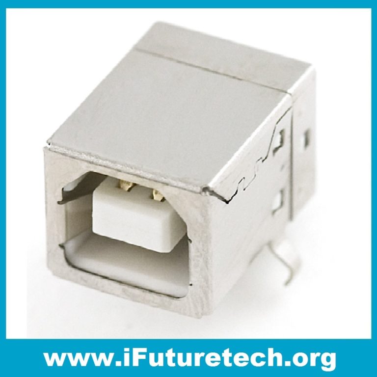 USB B 2.0 FEMALE PCB SOLDER CONNECTOR - iFuture Technology