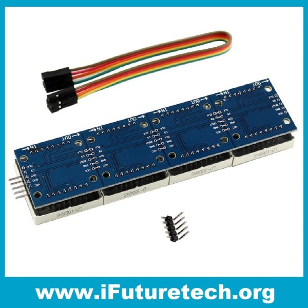 GREEN-MAX7219 DOT MATRIX MODULE - iFuture Technology
