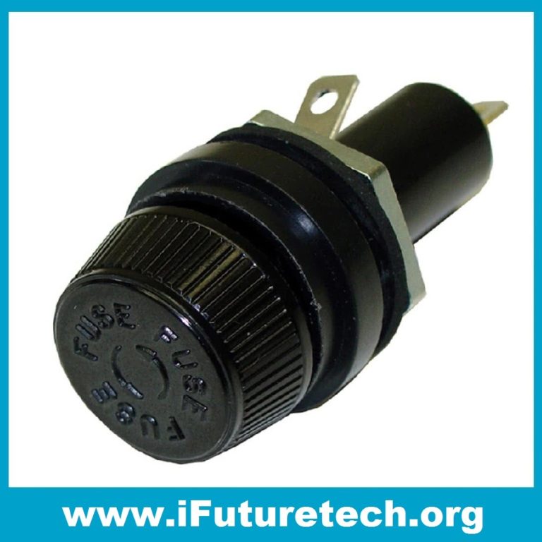 PANEL MOUNTING FUSE HOLDER FOR 5X20MM FUSE - iFuture Technology