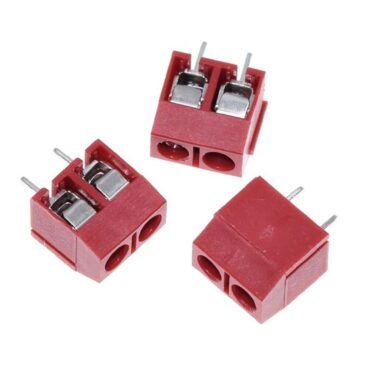 2 PIN 5.08MM SCREW TERMINAL BLOCK - RED - iFuture Technology