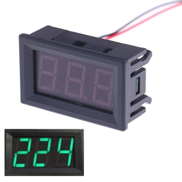 AC 70-500V 0.56" LED 2 Wires Digital Voltmeter Tester RED - iFuture ...