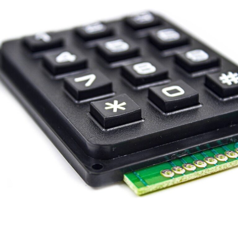 4X3 MEMBRANE MATRIX KEYPAD MODULE - iFuture Technology