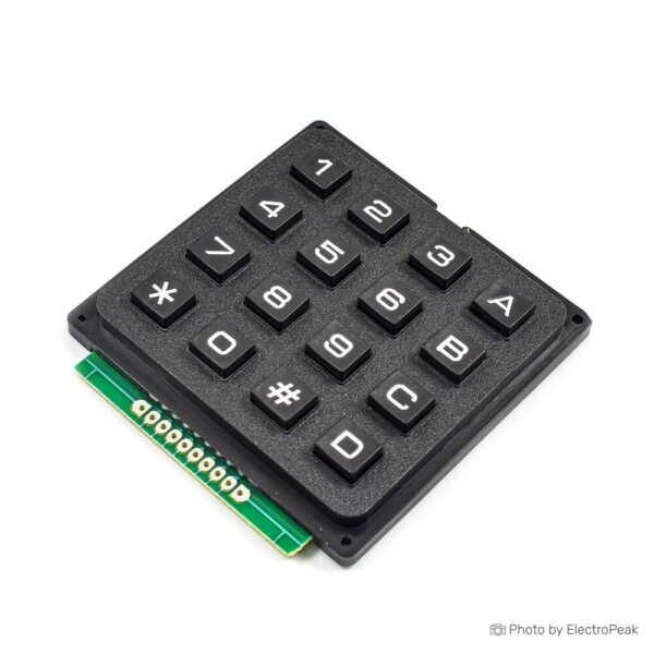 4X4 MEMBRANE MATRIX KEYPAD MODULE - iFuture Technology