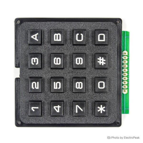 4X4 MEMBRANE MATRIX KEYPAD MODULE - iFuture Technology