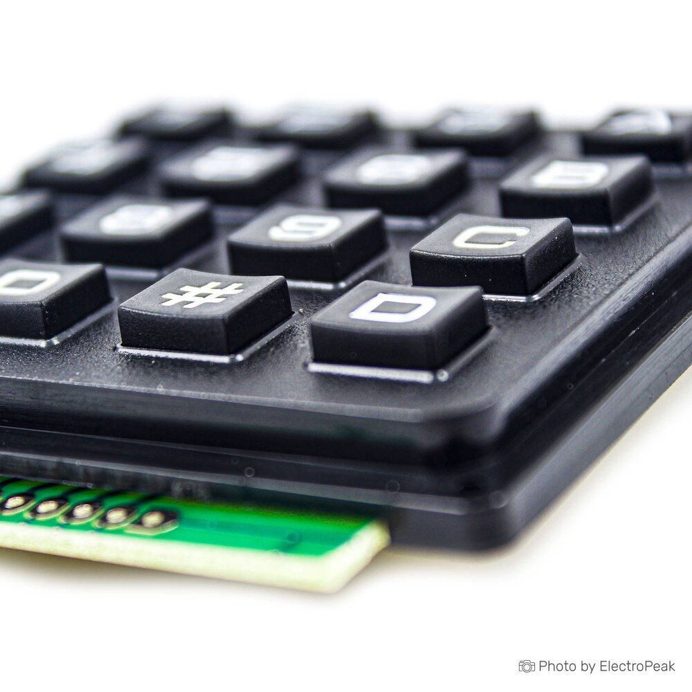 4X4 MEMBRANE MATRIX KEYPAD MODULE - iFuture Technology