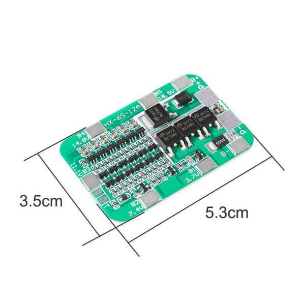 6S 15A 18650 LITHIUM BATTERY PROTECTION BOARD - iFuture Technology