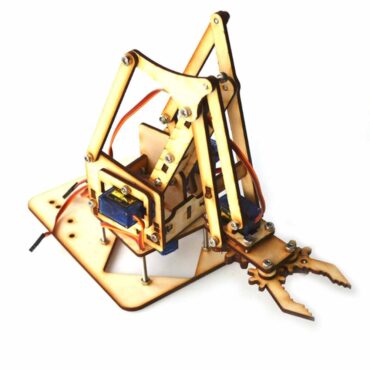 4 DOF WOODEN ROBOTIC ARM KIT - iFuture Technology