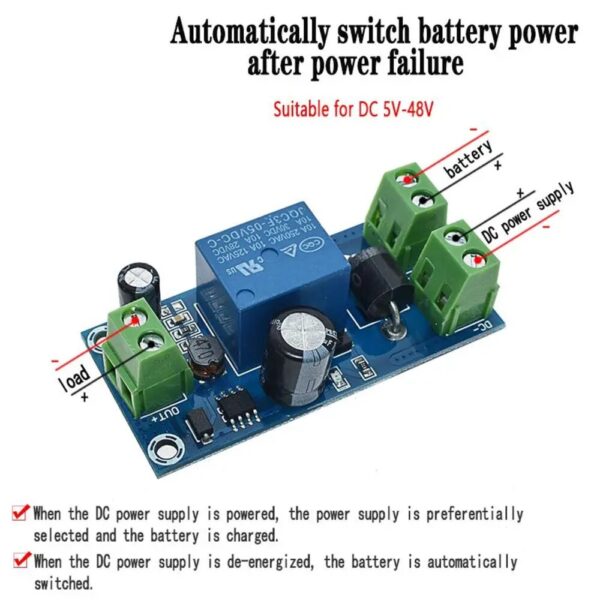 YX850 POWER FAILURE AUTOMATIC SWITCHING STANDBY BATTERY MODULE 5V-48V ...