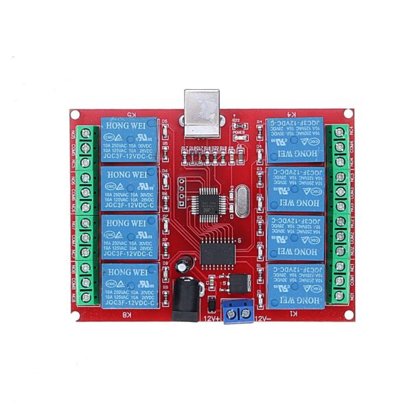 8 CHANNEL PC USB INTELLIGENT CONTROL RELAY MODULE - iFuture Technology
