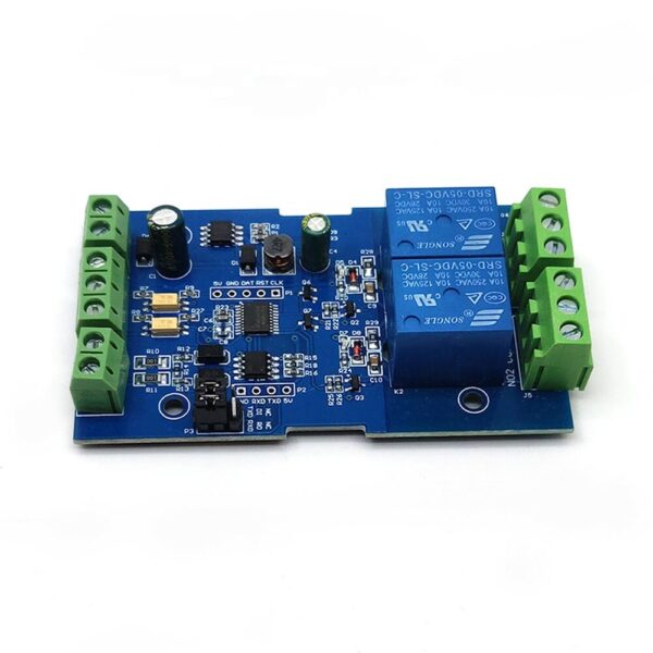 MODBUS RTU 7-24V 2 CHANNEL RELAY MODULE RS485/TTL - iFuture Technology