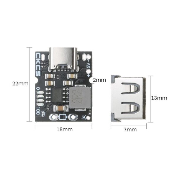 TYPE-C USB 5V 2A BATTERY CHARGING DISCHARGING BOOST MODULE - iFuture ...
