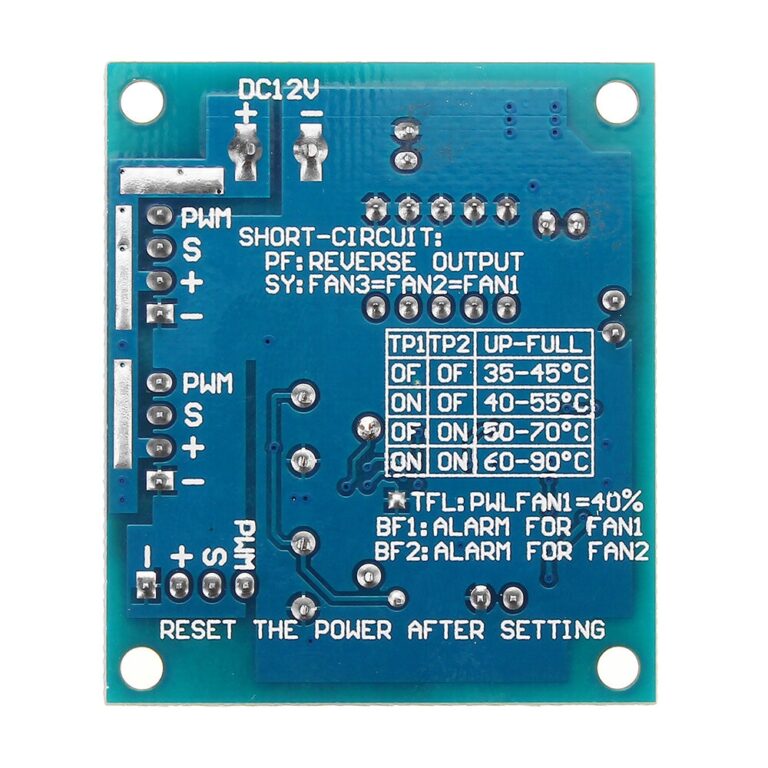 PWM FOUR-WIRE Fan Temperature Speed Controller Board - iFuture Technology