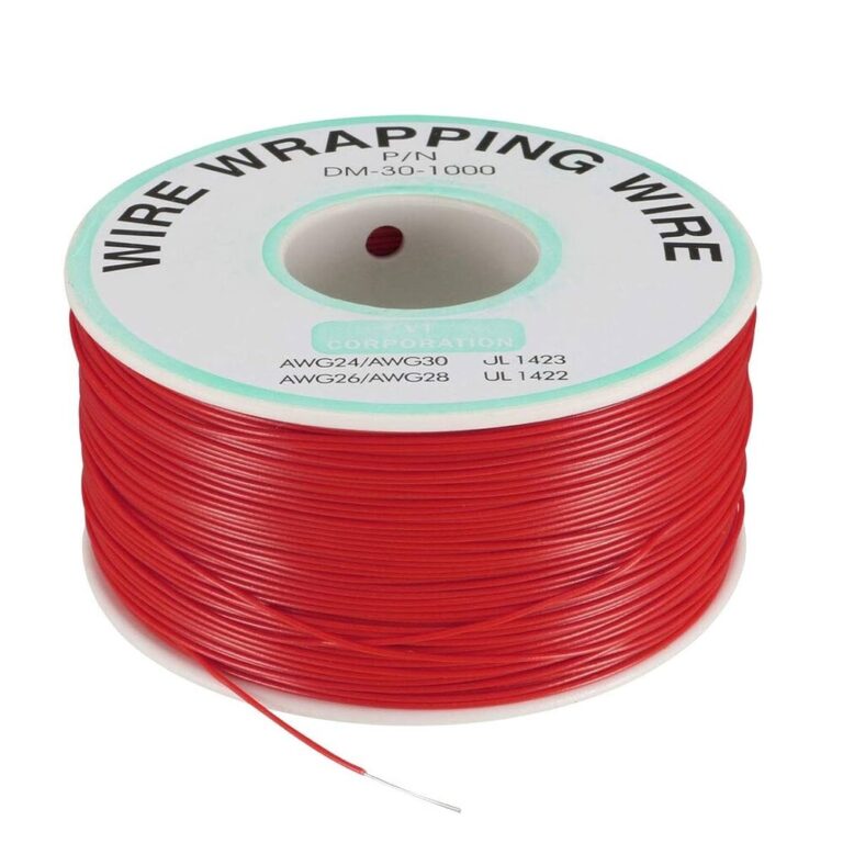 INSULATED PVC COATED 30AWG WRAPPING WIRE-RED - iFuture Technology