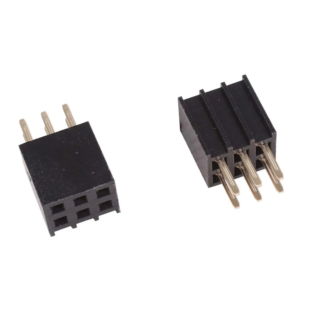 Buy 6 PIN 2.54MM STACKABLE LONG LEGS FEMALE HEADER | iFuture Technology