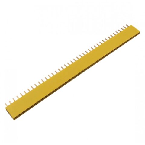 40 X 1 Berg Strip Female Straight 2.54mm - Yellow - iFuture Technology