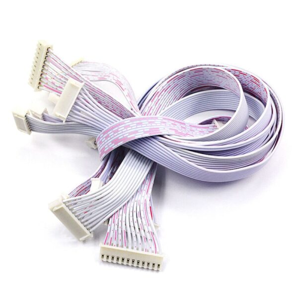 4P DOUBLE HEAD RED AND WHITE FLAT CABLE - XH2.54 - iFuture Technology