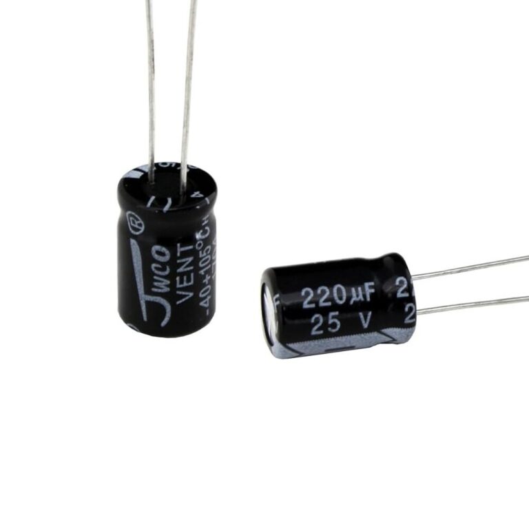 220uF 25V Through Hole Radial Electrolytic Capacitor - iFuture Technology