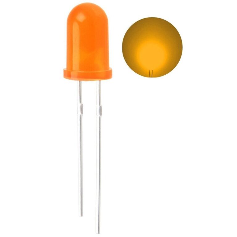 ORANGE DIFFUSED LED 5mm - iFuture Technology