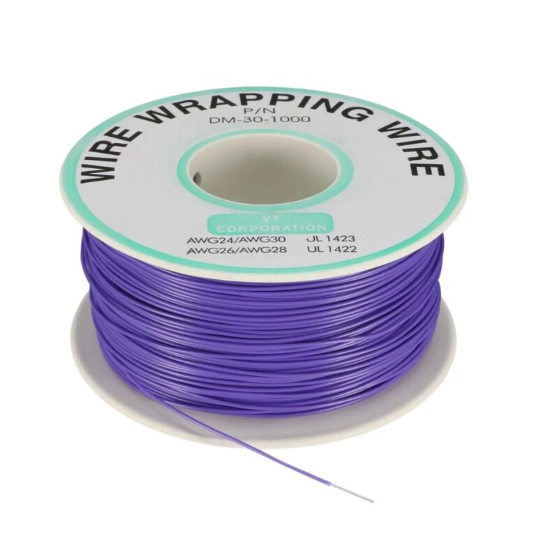 INSULATED PVC COATED 30AWG WRAPPING WIRE-PURPLE - iFuture Technology