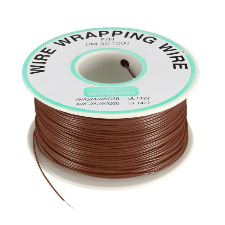 INSULATED PVC COATED 30AWG WRAPPING WIRE-BROWN - iFuture Technology