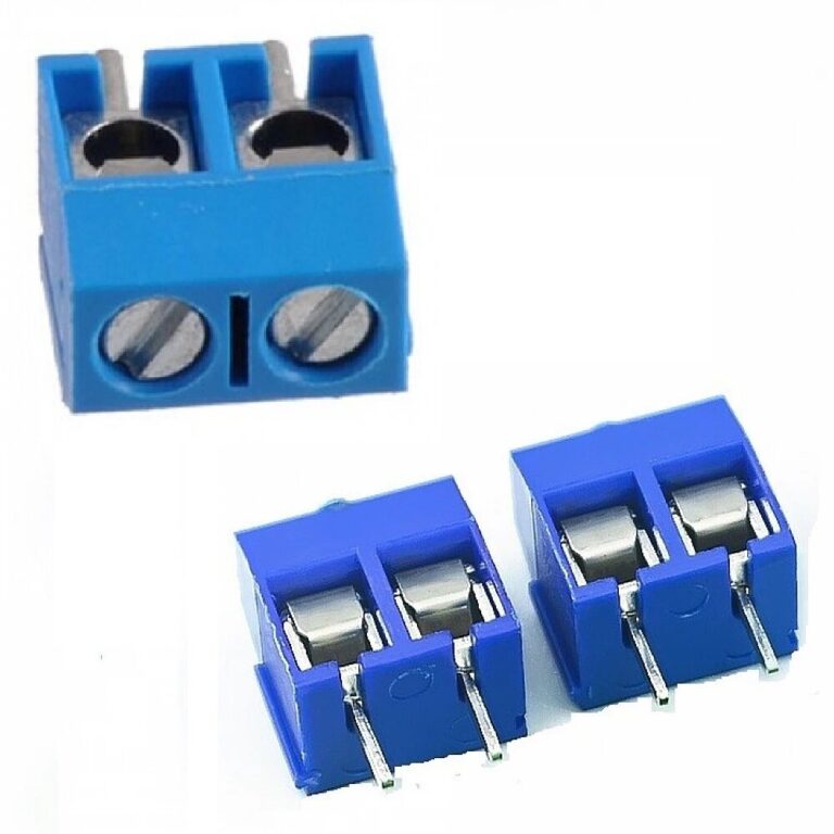 2 PIN 5.08MM SCREW TERMINAL BLOCK - BLUE - iFuture Technology