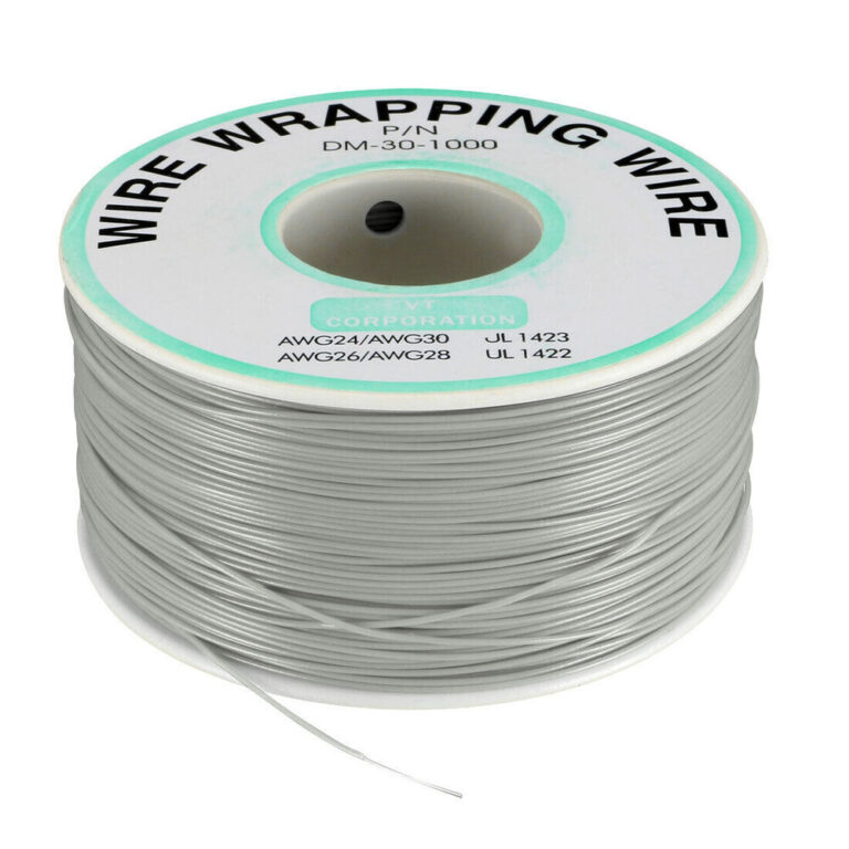 INSULATED PVC COATED 30AWG WRAPPING WIRE-GREY - iFuture Technology