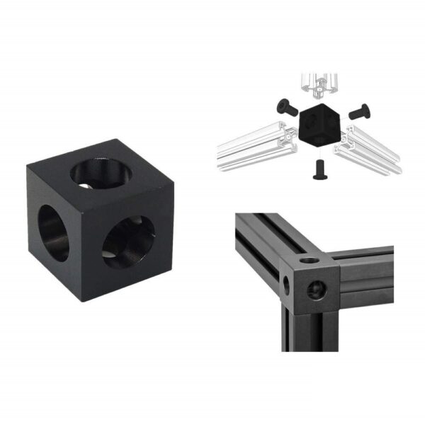 V-Slot Three Way Cube Corner Bracket - iFuture Technology