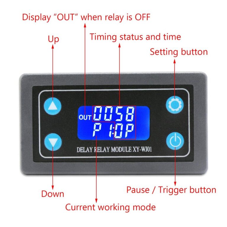 XY-WJ01 LED 1 CHANNEL DELAY RELAY MODULE - iFuture Technology