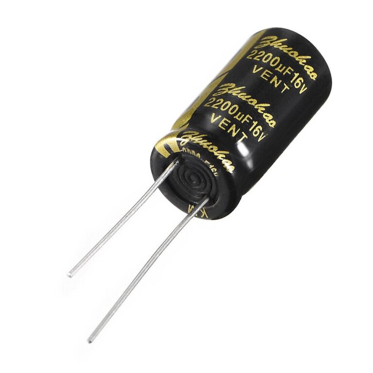 2200uF 16V Through Hole Radial Electrolytic Capacitor - iFuture Technology