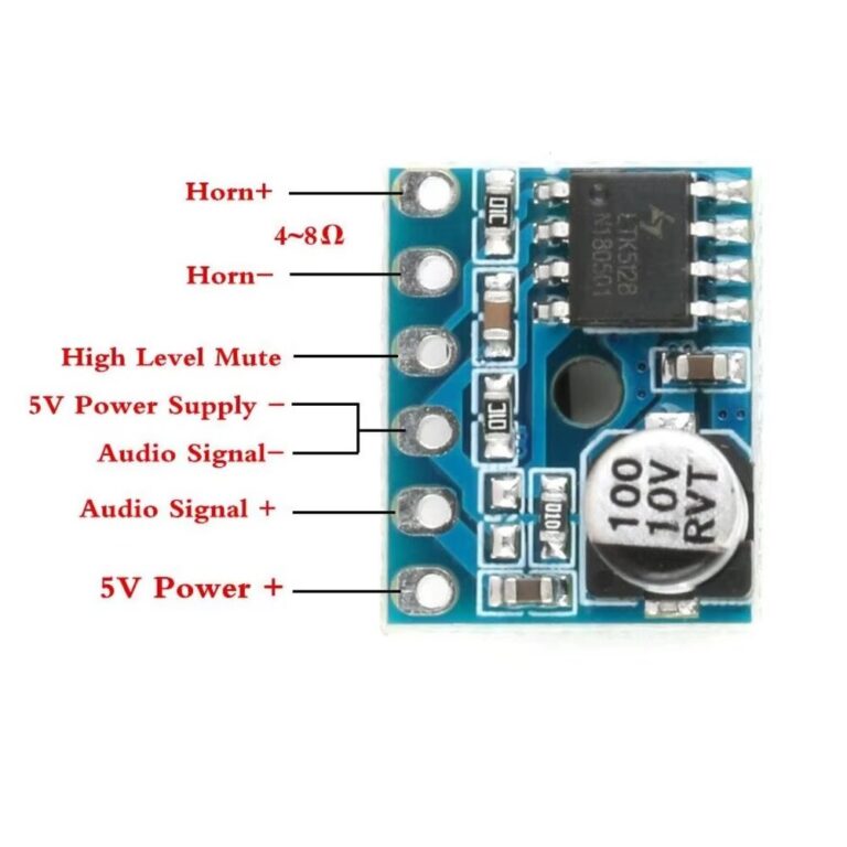 XY-SP5W Mini Class-D 5W Digital Audio Amplifier Board - iFuture Technology