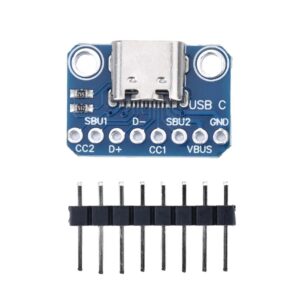 USB TYPE-C Female 6Pin Breakout Board - iFuture Technology