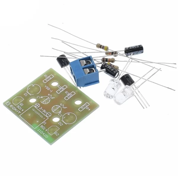 DC 3-9V Electronic Flashing Light DIY Kit - iFuture Technology